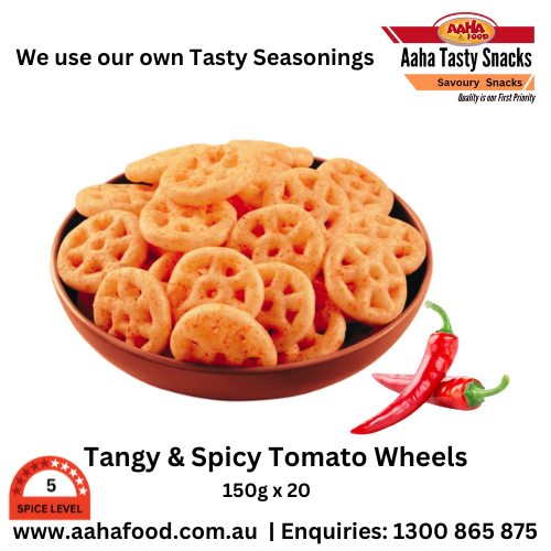 Tasty Tangy & Spicy Tomato Wheels – AAHA FOOD