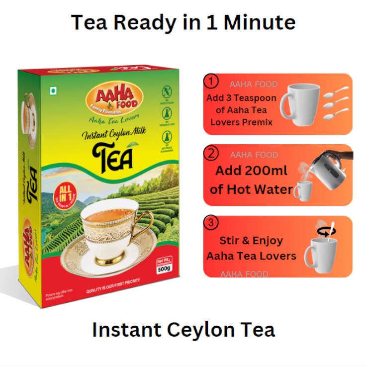 Instant Ceylon Milk Tea (Teh Tarik) – AAHA FOOD